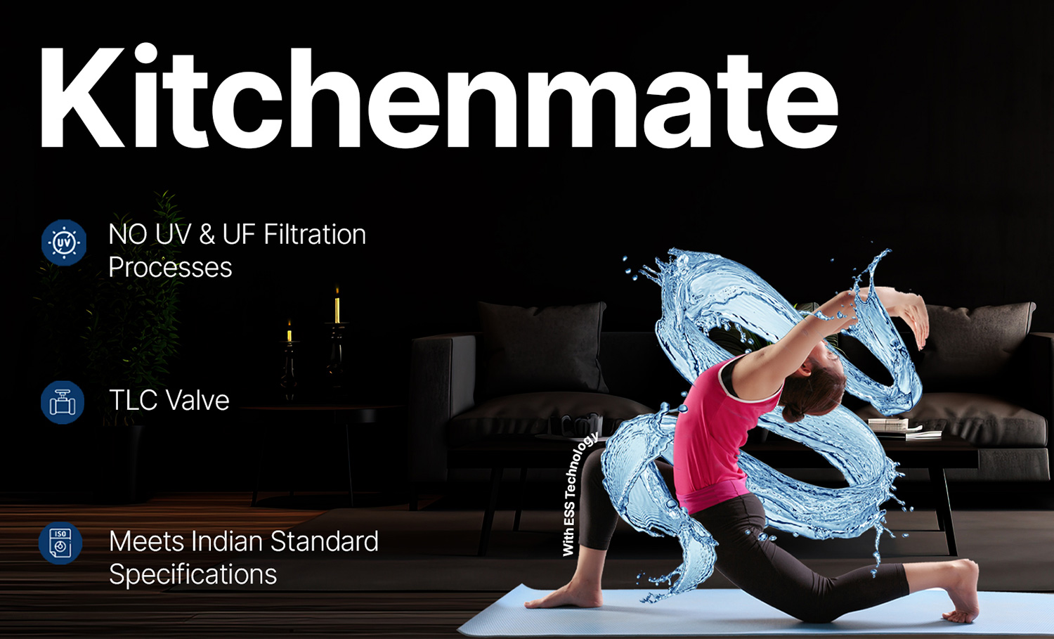 Kitchenmate RO+UF (Under the Sink Purifier) | Purifier for Kitchen | ZeroB