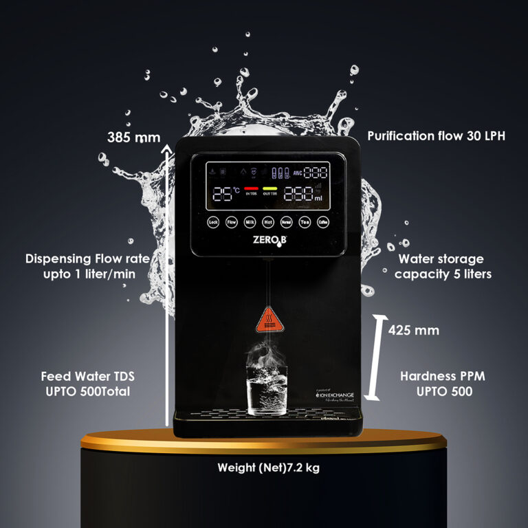 ZeroB Ignite Hot & Normal RO Purifier for Water Purification