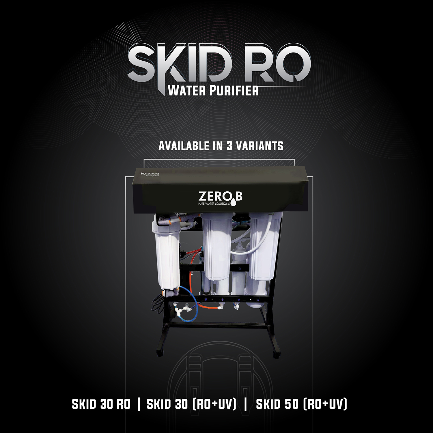 Skid RO Water Purifier | Commercial Water Filter | ZeroB