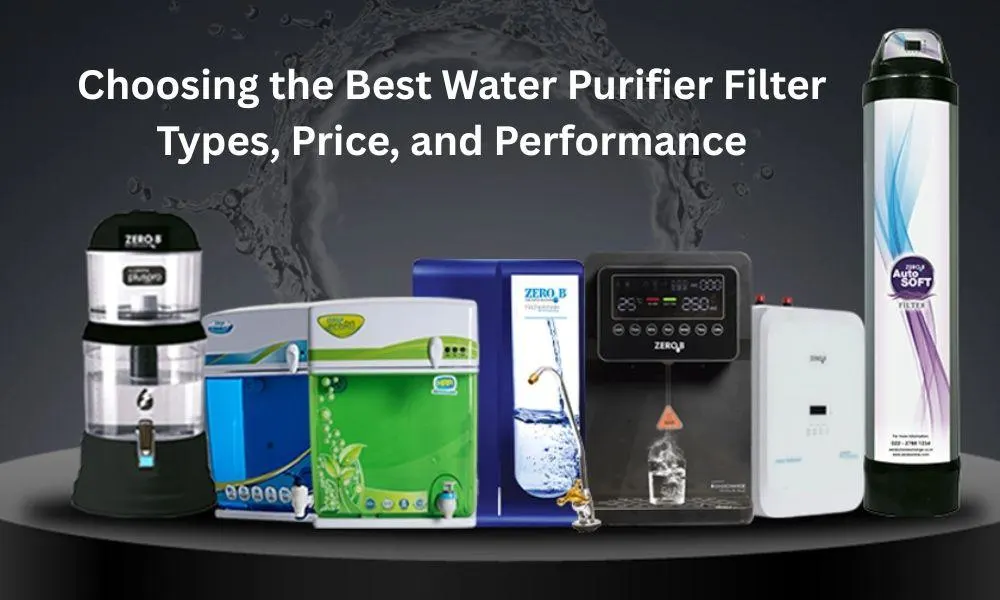Best Water Purifier Filters: Compare Types, Prices & Performance (2025)